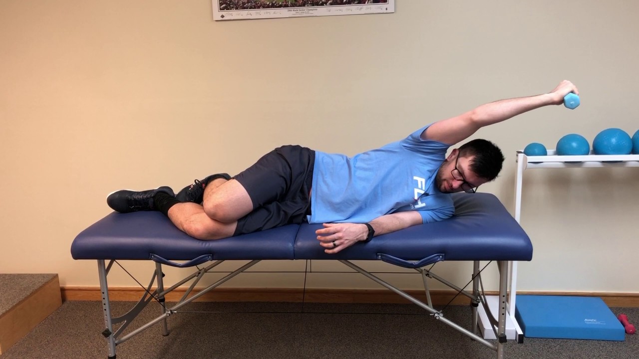 Side Lying Shoulder Flexion