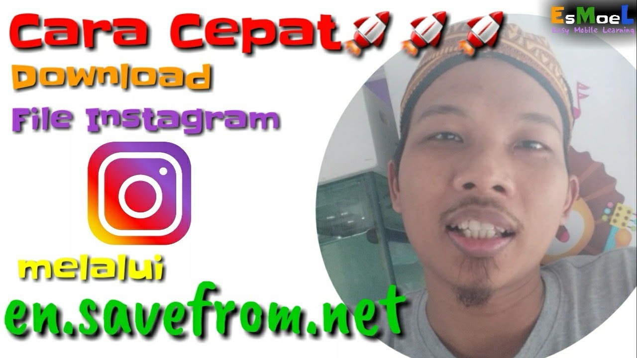 Tutorial Cara Cepat Download File Instagram melalui en.savefrom.net ...