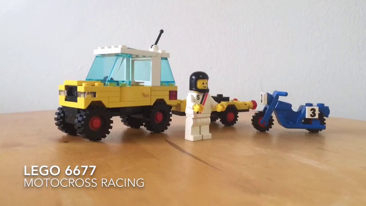 Lego 6677 Motocross Racing (1986) - YouTube