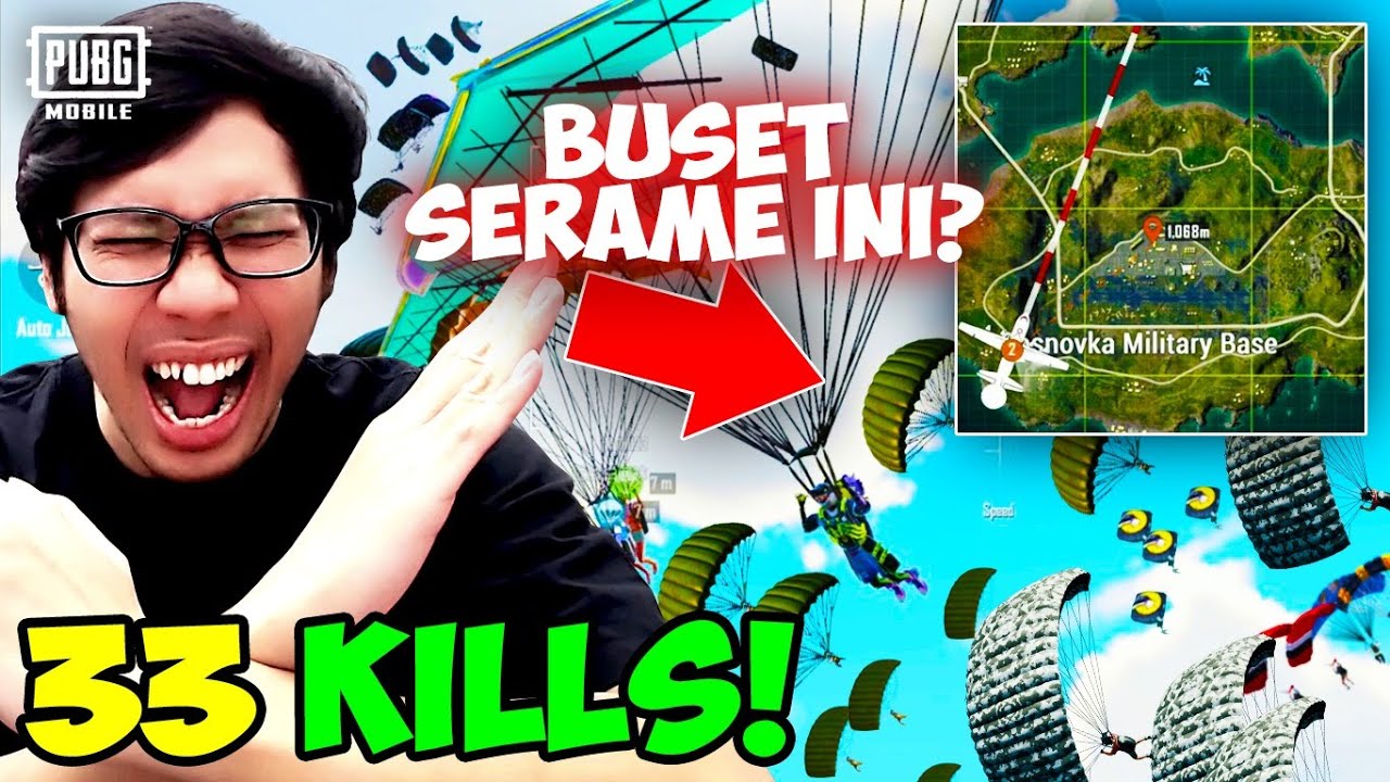 DI ATAS LANGIT PENUH PARASUT! TURUN DI KOTA INI MEMANG TERBAIK! TEMBUS ...