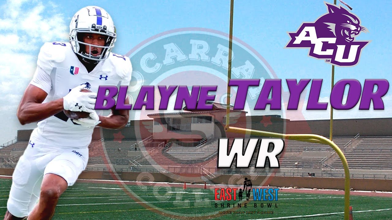 Blayne Taylor. WR ACU. NFL Draft Prospect 2025 Análisis - YouTube