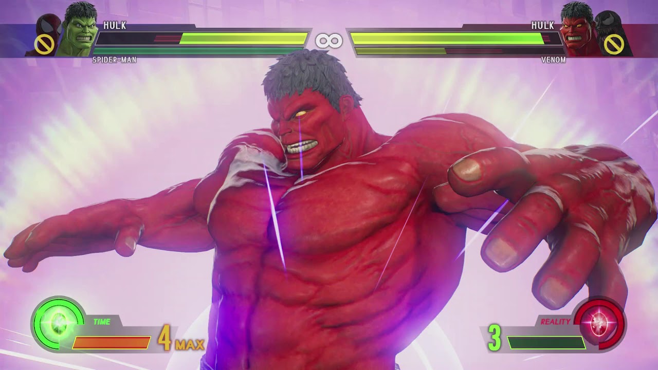 MARVEL VS CAPCOM: HULK VS RED HULK - YouTube