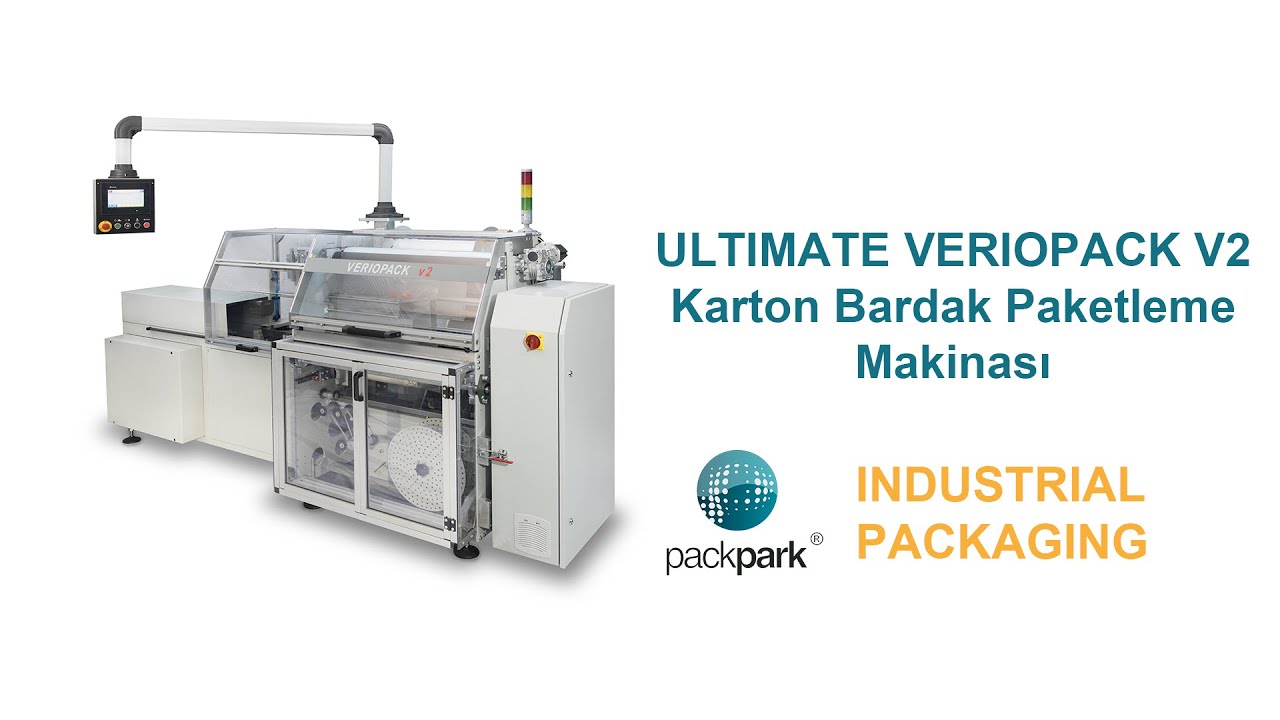 ULTIMATE VERIOPACK V2, Karton Bardak Paketleme Makinası - YouTube