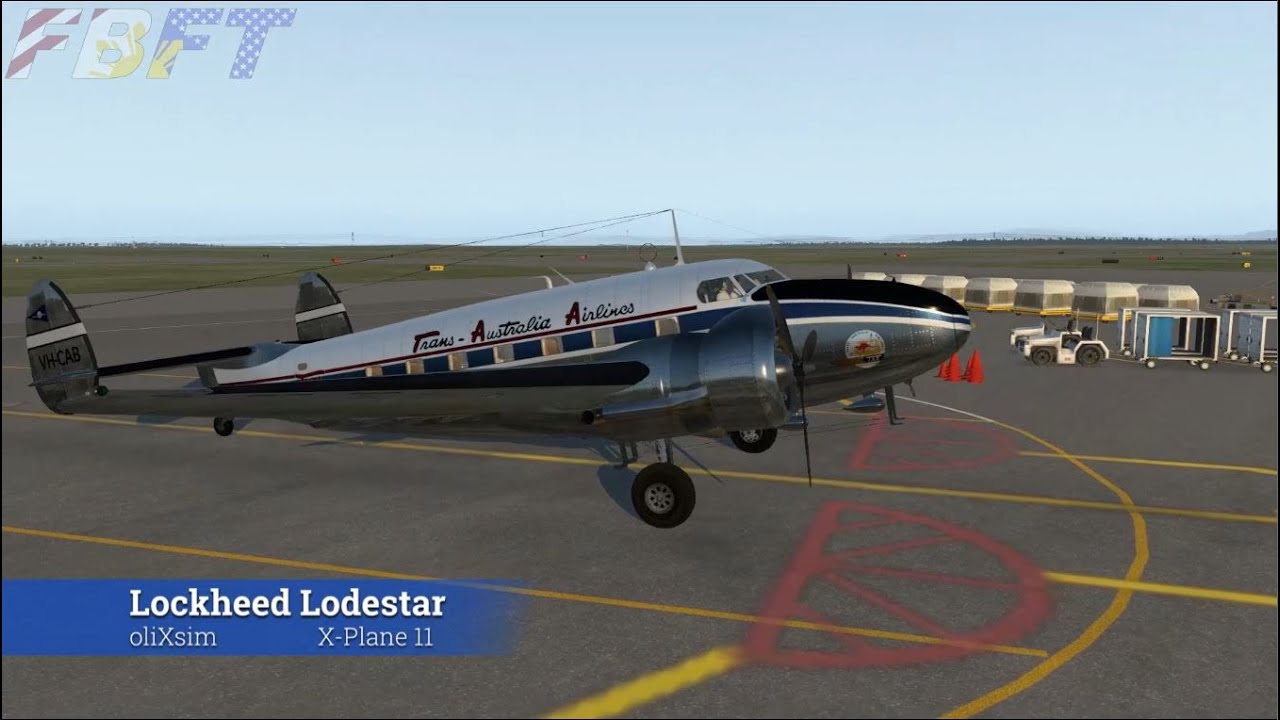 X Plane - Lockheed Lodestar - YouTube