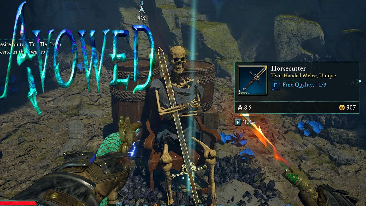 Avowed - How to Find the Horsecutter Sword | Unique Greatsword Item ...