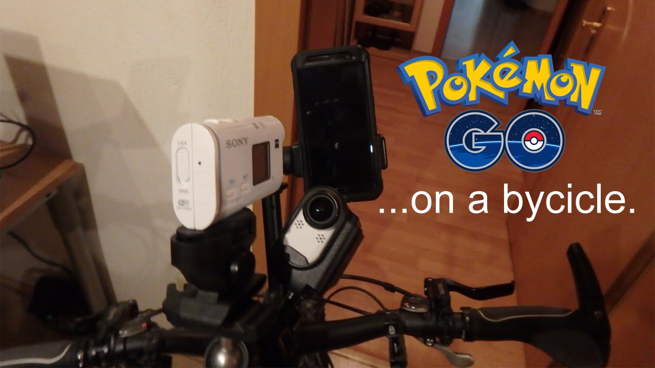 Pokemon Go on a bycicle (english) - YouTube