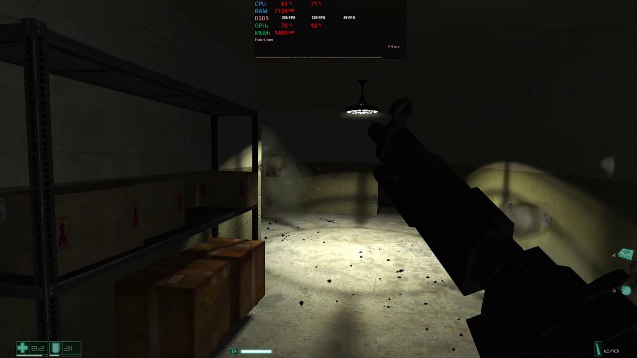 F.E.A.R. RX 580 + i5 7600k Smoothness Benchmark - YouTube