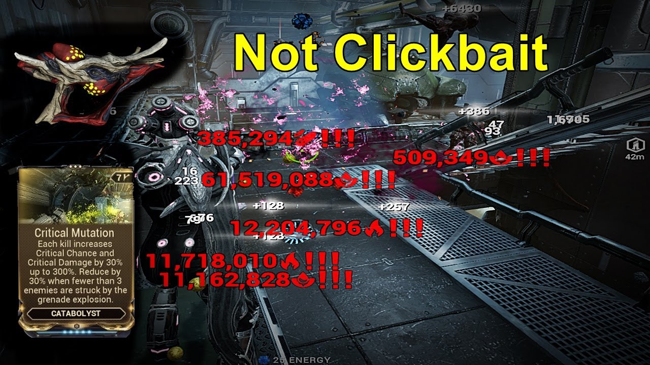 NEW Nightwave Augment Critical Mutation - Super Red Crit Blast! (Warframe) - YouTube