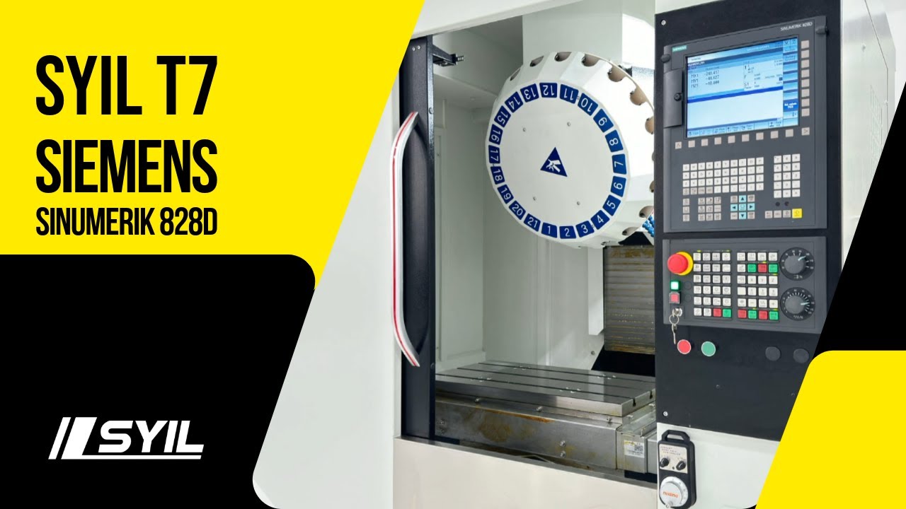 SYIL T7 Siemens SINUMERIK 828D - YouTube