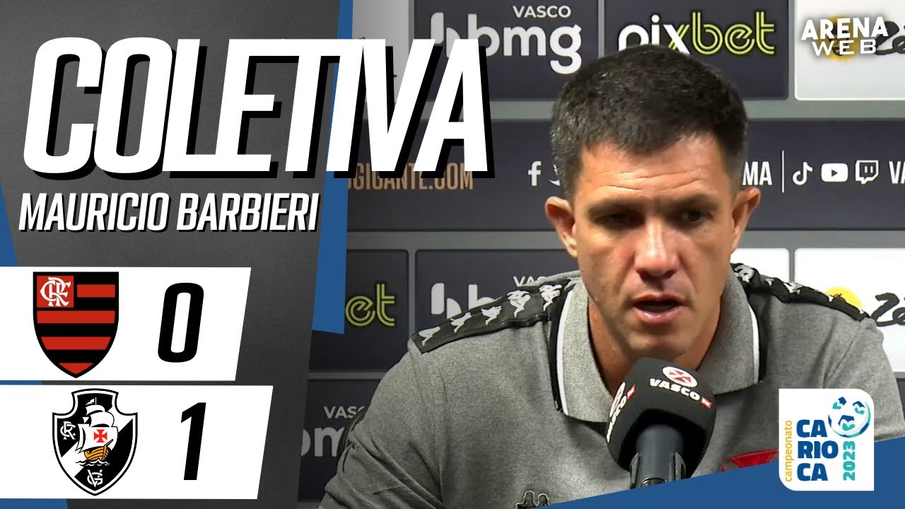 COLETIVA MAURÍCIO BARBIERI | AO VIVO | Flamengo x Vasco - Campeonato ...