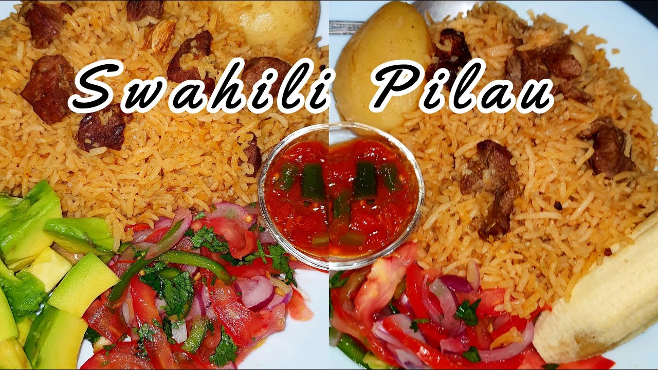 PILAU RECIPE | Pilipili ya Kukaanga + Kachumbari | COOK WITH ME - YouTube