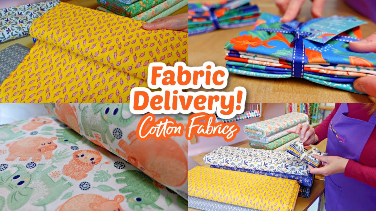 Fabric Delivery! Cotton Fabrics; Nursery & Tropical Designs! 🌴 Always ...