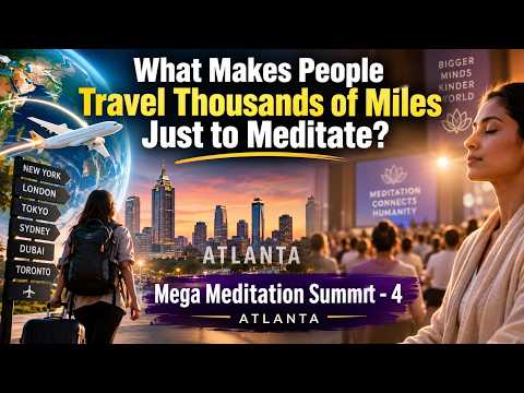 17 HOURS ACROSS THE PLANET | Why They Came to Atlanta | Medga Meditation Summit - 4 | @PMCENGLISH