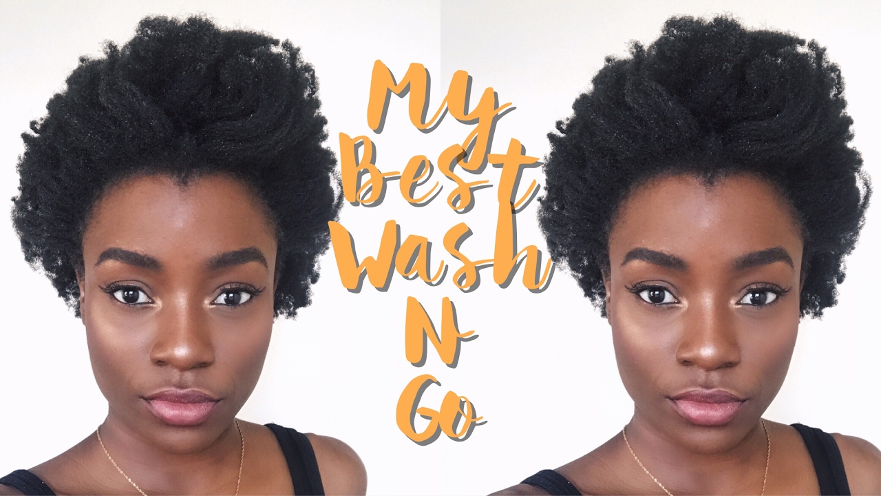 MY BEST WASH N GO | 4C NATURAL HAIR - YouTube