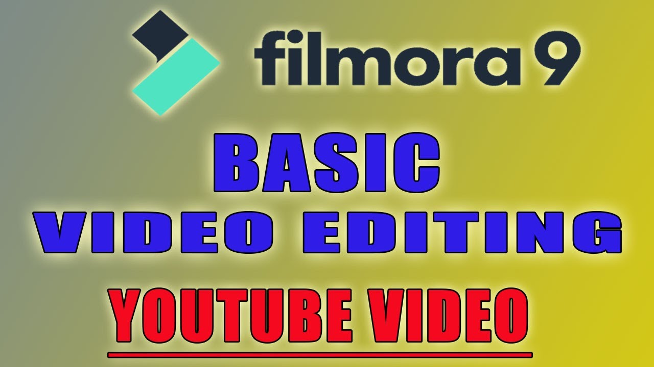 Basic Video Editing Using Filmora 9 || Tagalog - YouTube