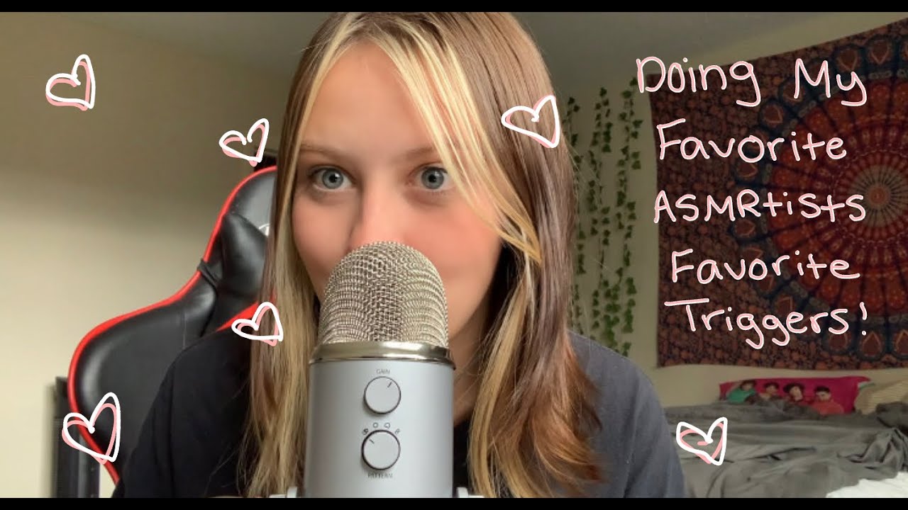 Doing My Favorite ASMRtists Favorite Triggers! - YouTube