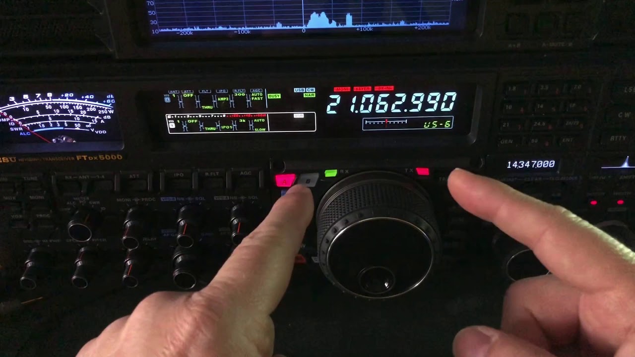 FTdx5000MP and Cushcraft R5 Antenna pull out QRP Ghost Station - YouTube