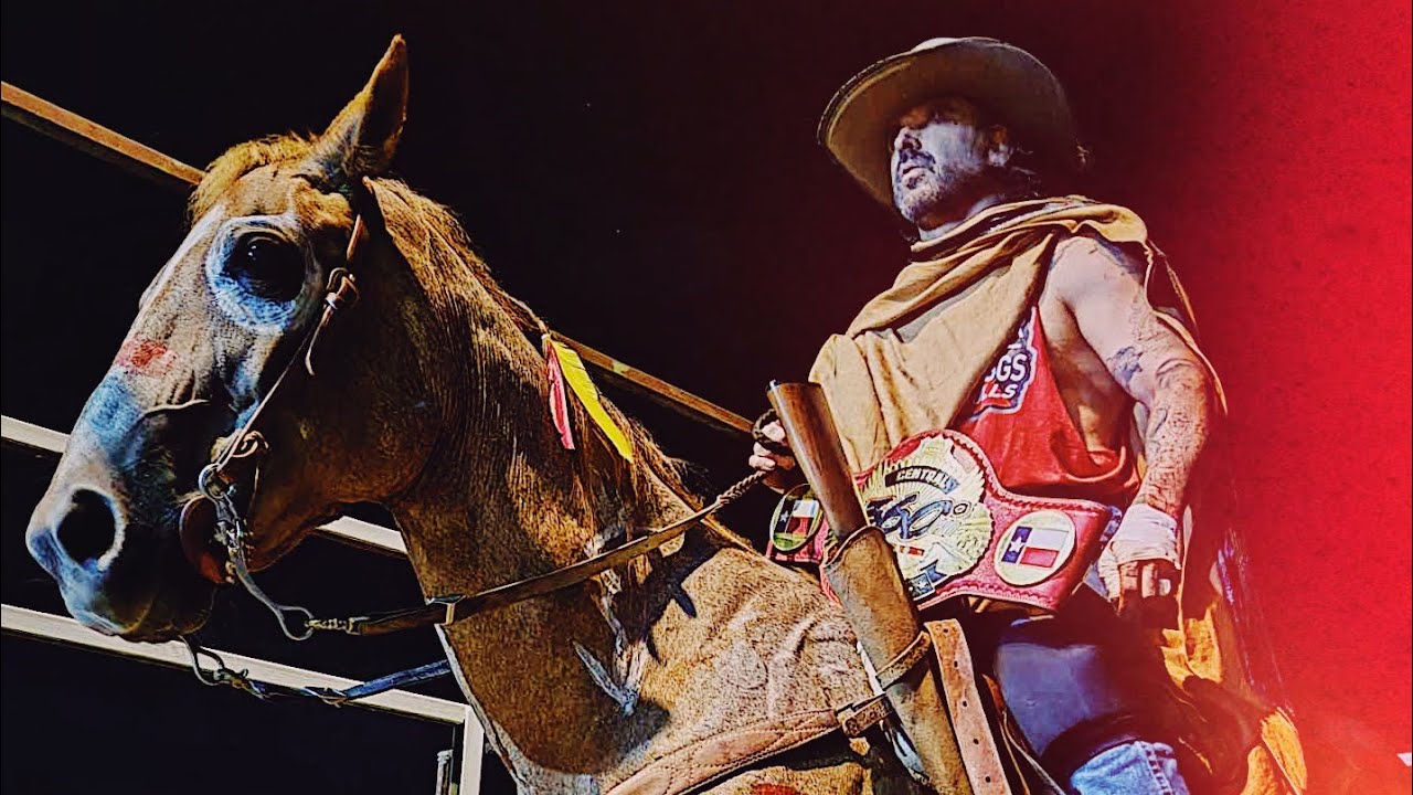 BTS of the Most Cowboy Entrance in Pro Wrestling History - YouTube