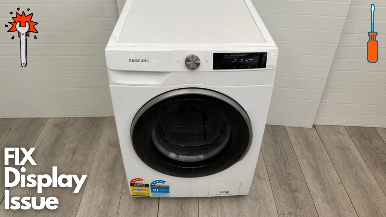 Fixing Samsung Washing Machine Display Issue - YouTube