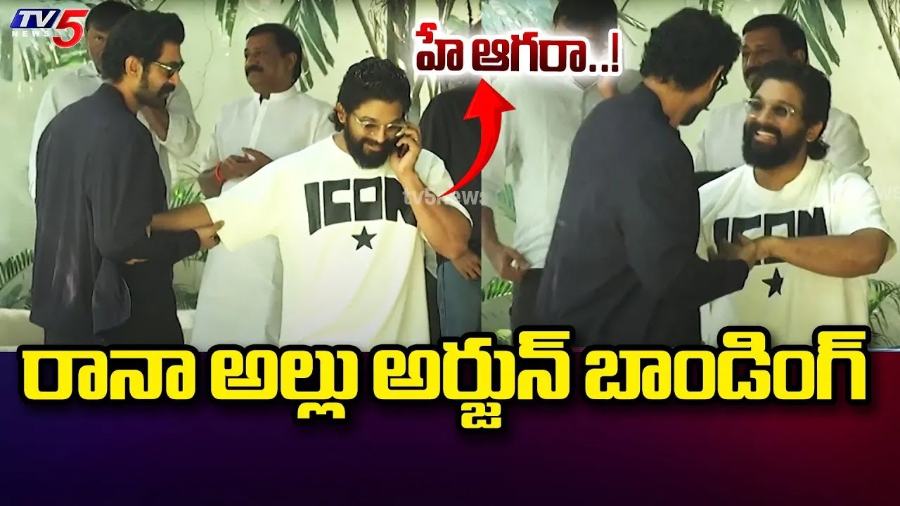 Rana and Director Harish Shankar Meets Allu Arjun After Release From ...