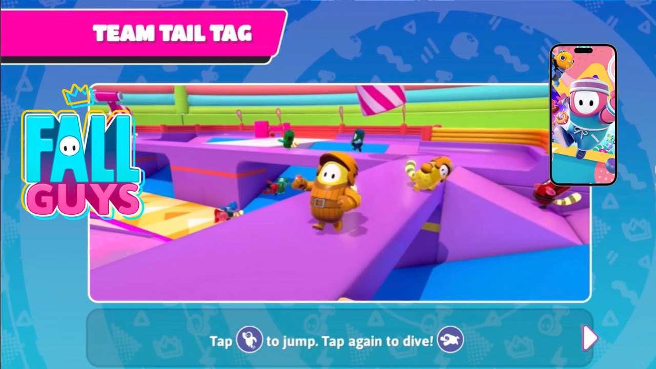Fall Guys Mobile: Team Tail Tag - YouTube