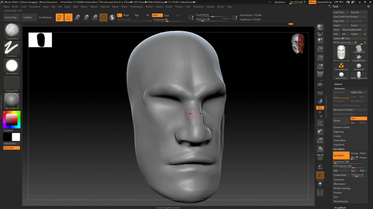 Zbrush Sculpting Doodle - YouTube
