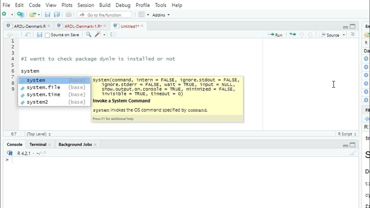 How to check a package is installed or not in RStudio. Installation ...
