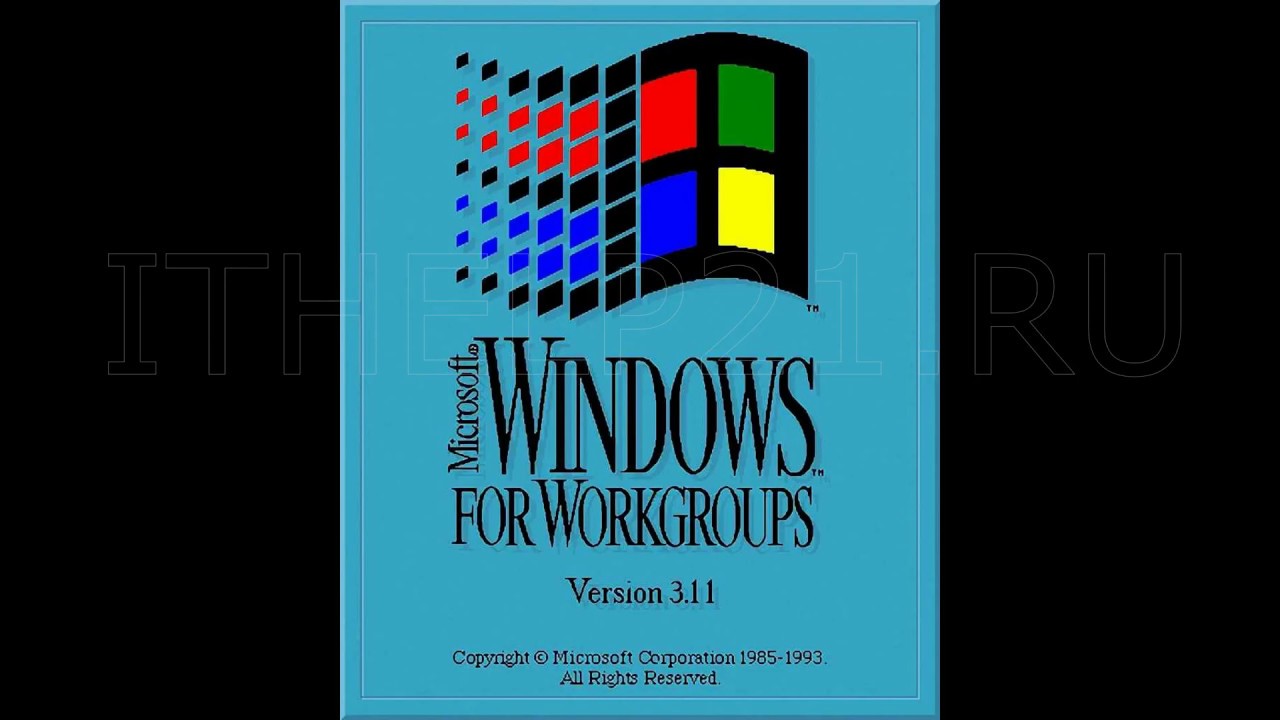 Эволюция Windows 1.1 до 10, заставка, рабочий стол Windows evolution 1. ...