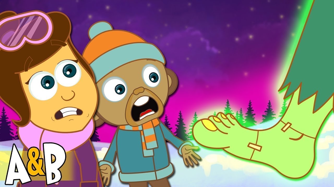 The Adventures of Annie and Ben Show | Franken Sled | HooplaKidz - YouTube