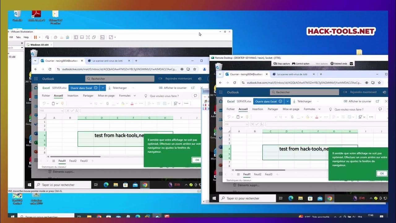 Silent exploit XLS bypass gmail - YouTube