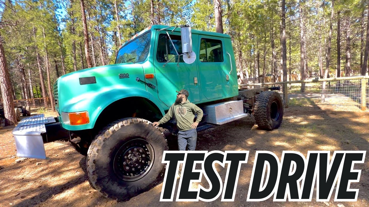 First TEST DRIVE on MILITARY BEADLOCK TIRES with our International Mega ...