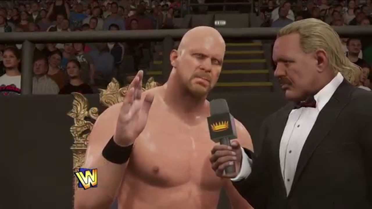 WWE 2K16: “Stone Cold” Steve Austin vs. Jake “The Snake” Roberts 1080p ...