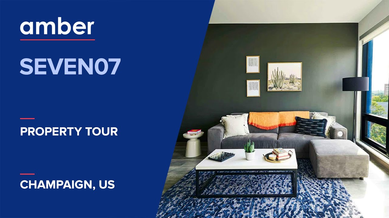 Property Tour | Seven07, Champaign | Student Housing in USA | amber ...
