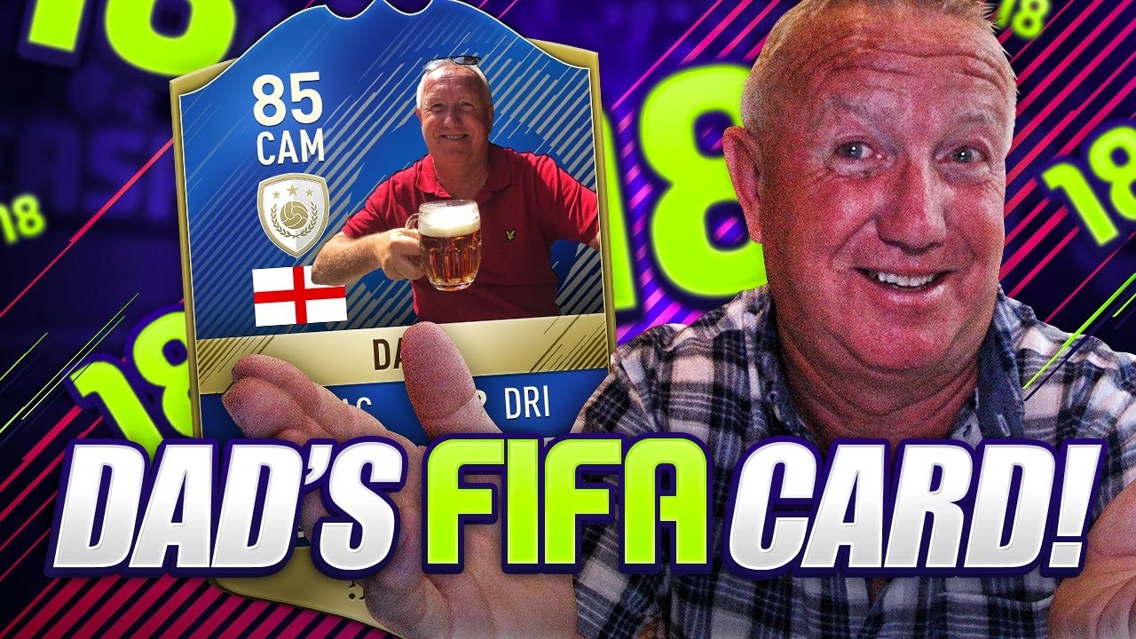 MY DADS FIFA CARD! - YouTube