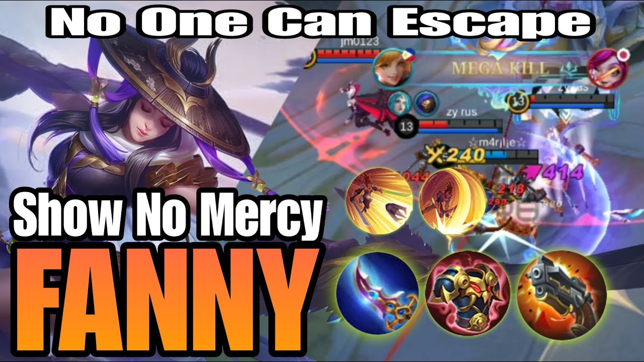 Fanny Show No Mercy | Best Build + Emblem Set #mlbb #mobilelegends # ...