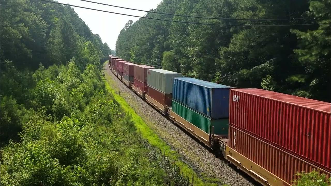 NS 236 ducks under CSX Q301 at Seacoast/Collier. 07/12/2017 - YouTube