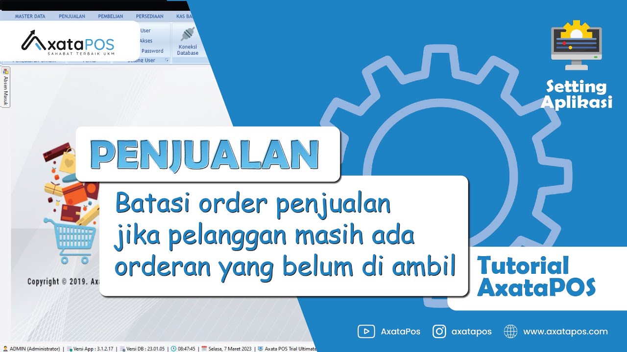 BATASI ORDER PELANGGAN - Tutorial AxataPOS (Setting Aplikasi) - YouTube