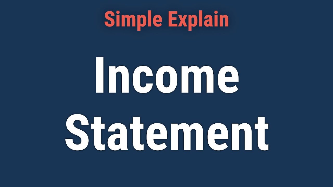 What Are the Four Key Elements of an Income Statement? - YouTube