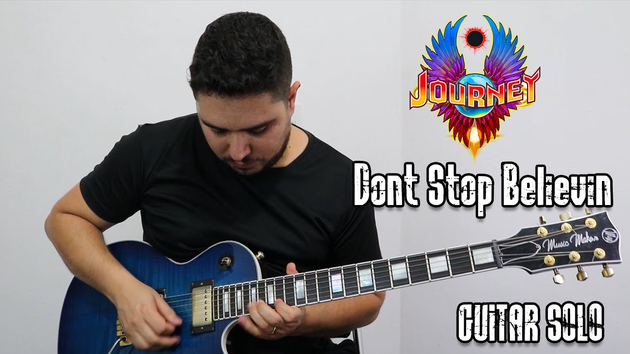 Journey - Don't Stop Believin' (Guitar Solo by Caio Ferreira) - YouTube