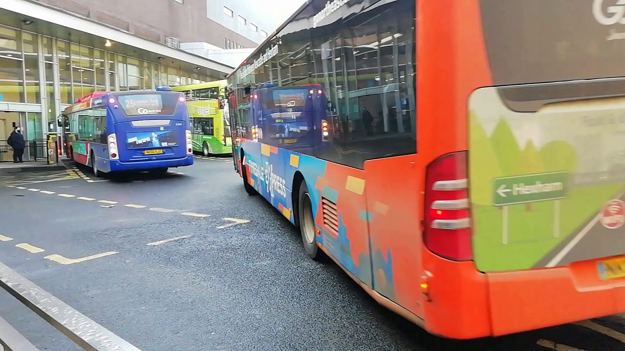 *Buses at Eldon Square* GNE X47 and X85 and Stagecoach X47 arrive as ...