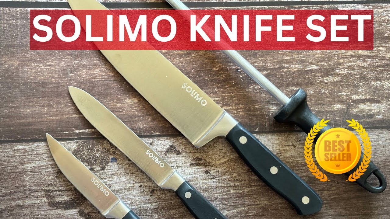 Best KITCHEN KNIVES for daily use | Amazon SOLIMO four piece knife set ...