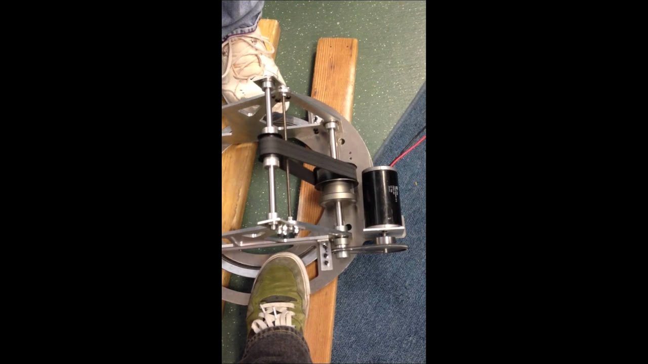 FRC Team 100 Rebound Rumble Turret Belt Test - YouTube