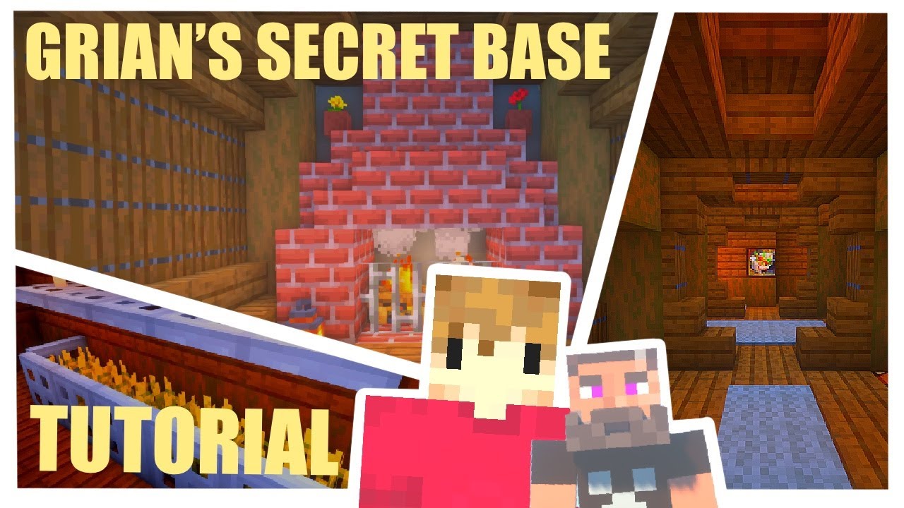 Tutorial: How to Build Grian's SECRET BASE in HermitCraft Season 7 ...