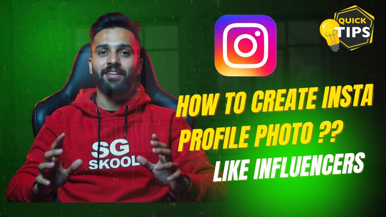 Tips- How to create trendy instagram profile photo I Insta Profile I by ...
