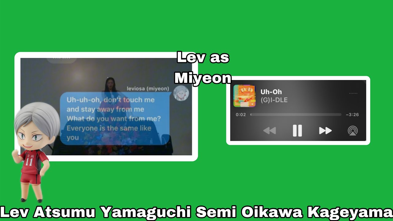 Haikyuu Texts || Haikyuu x (G)-Idle || Uh oh - YouTube