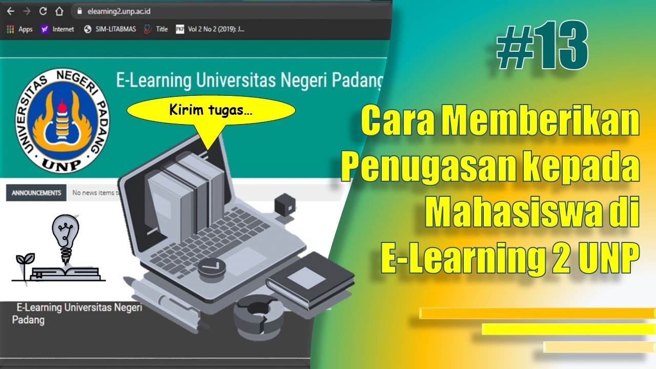 Cara Memberikan Penugasan Kepada Mahasiswa melalui E-Learning 2 UNP ...