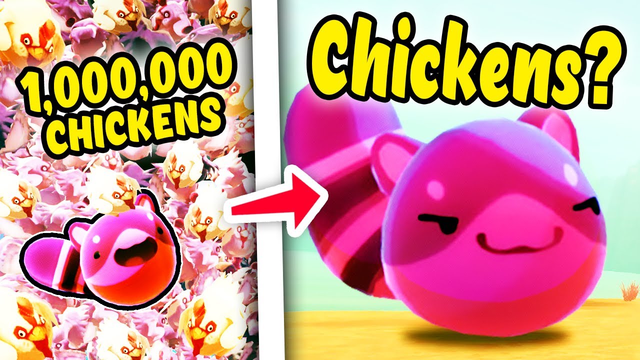 I Decided To Feed 1,000,000 Chickens To Unstoppable Slimes - YouTube