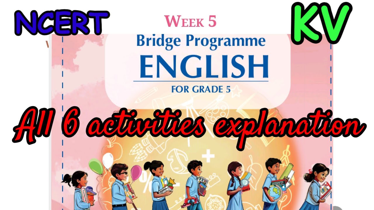 Class 5 English NCERT bridge course 2025 #seenuprt #bridgecourse # ...