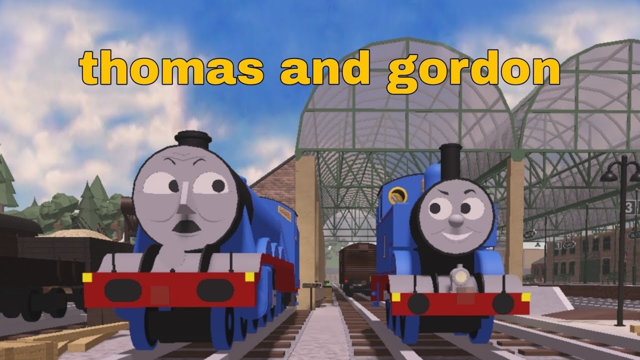 thomas and gordon blue train with friends remake - YouTube