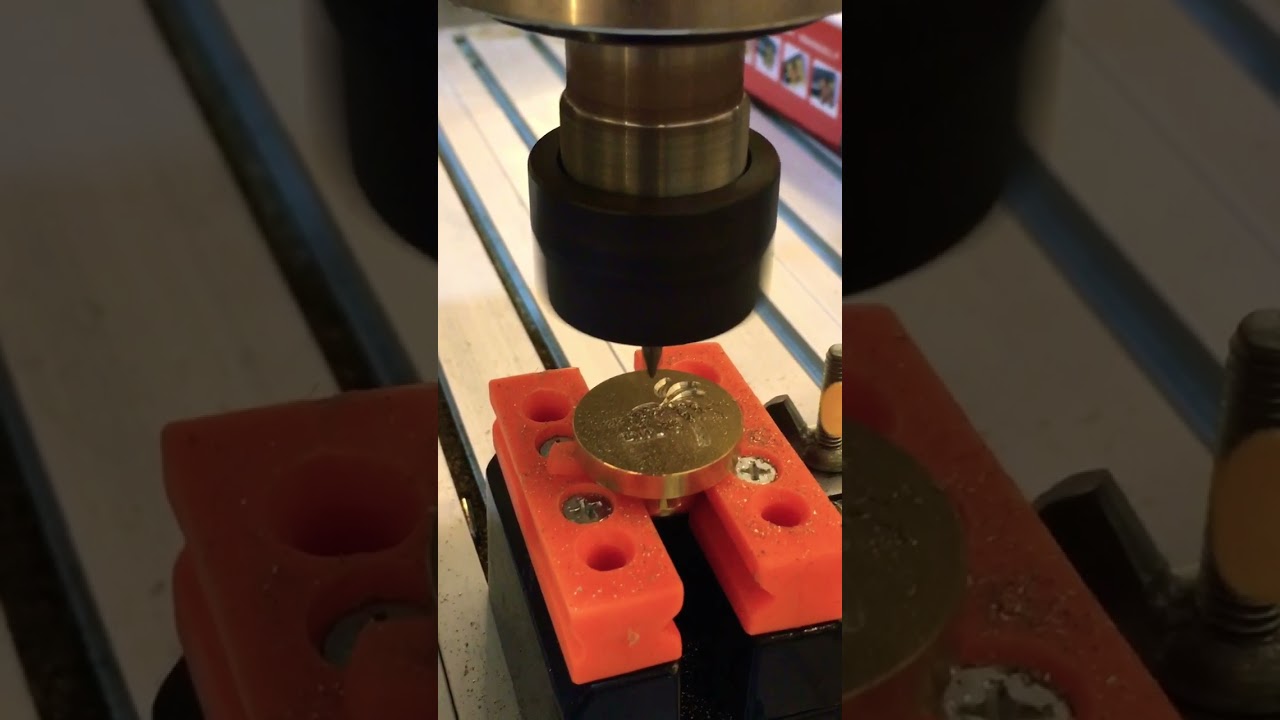 Wax stamp carving using by CNC Machine - YouTube
